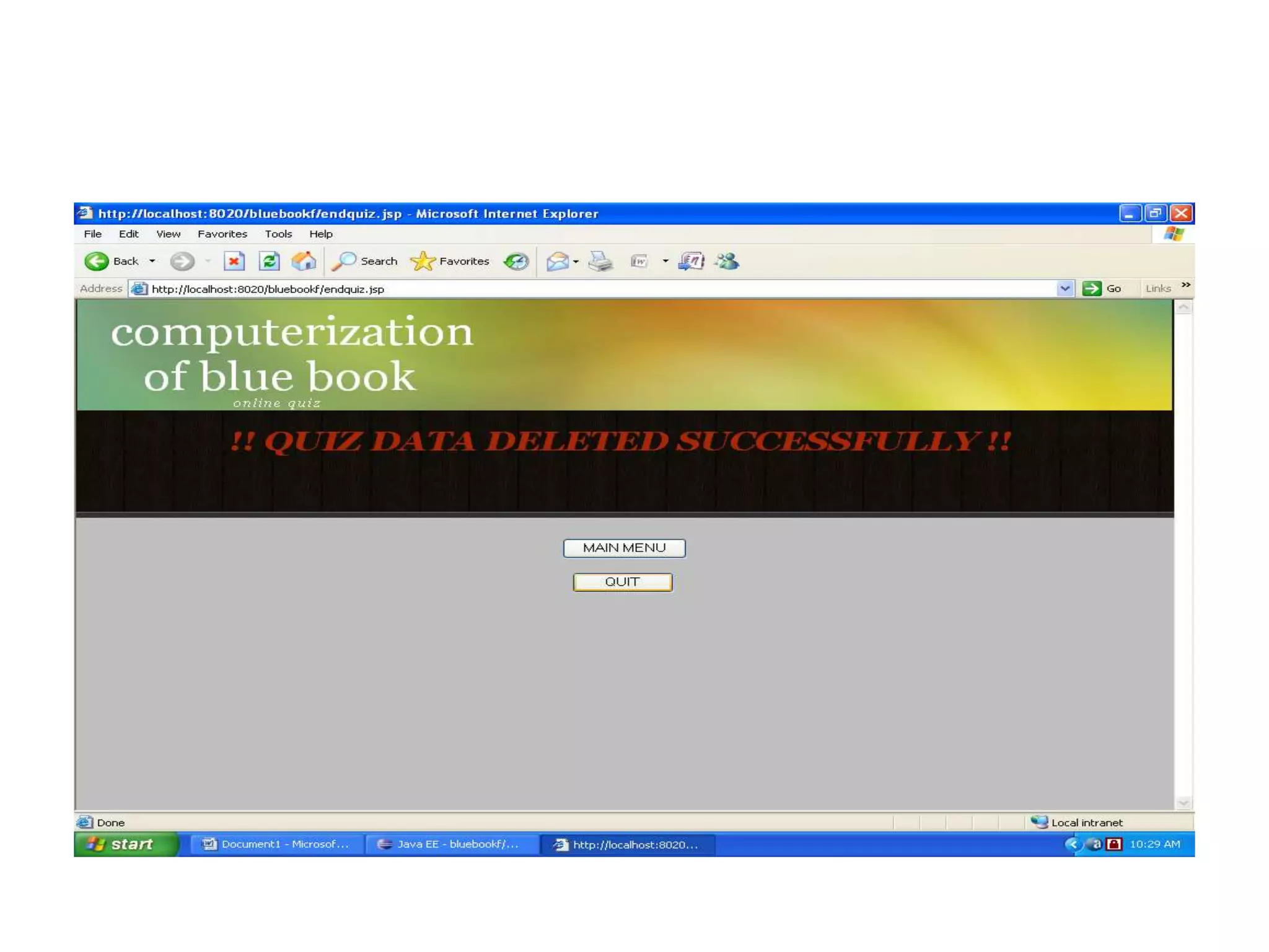 Online Quiz System Project PPT | PPTX
