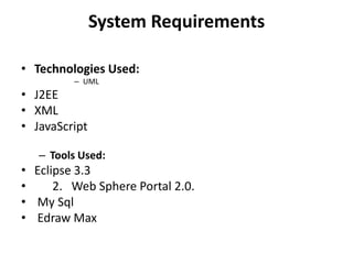 Online Quiz System Project PPT | PPTX