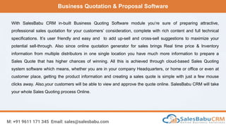 Online quotation management software | PPTX