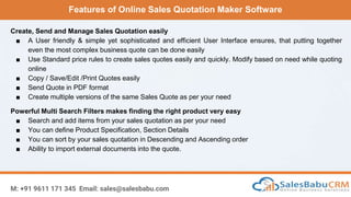 Online quotation management software | PPTX