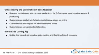 Online quotation management software | PPTX