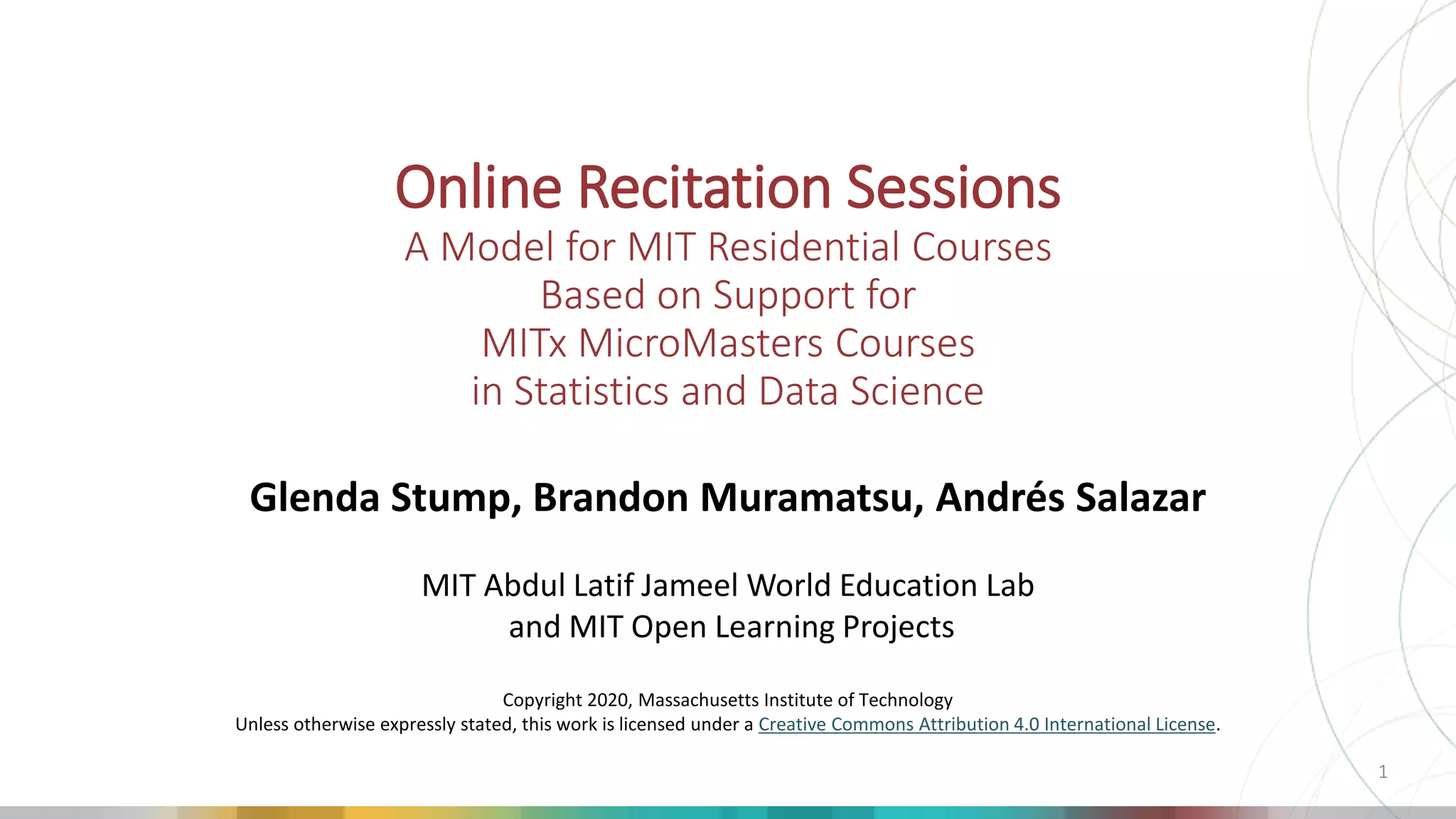 Online Recitation Sessions | PPTX