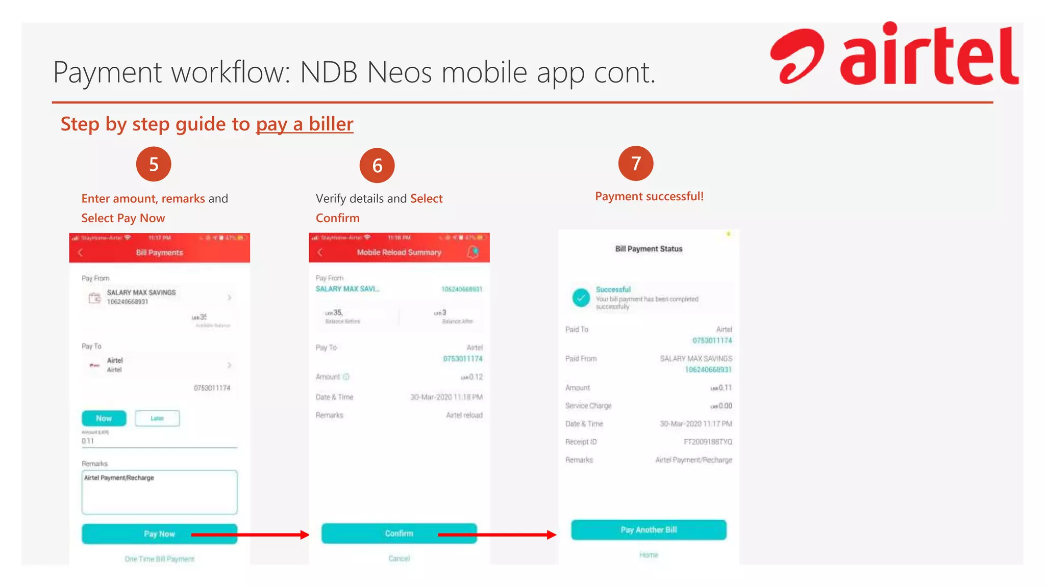 Online reloads bill payments guide | PPTX