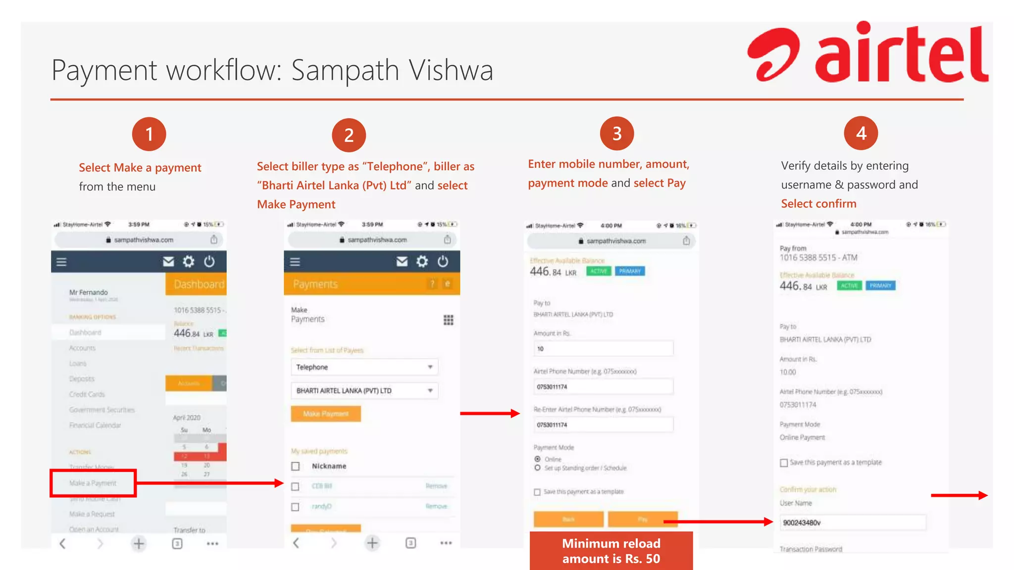Online reloads bill payments guide | PPTX | Credit Cards | Personal Debt