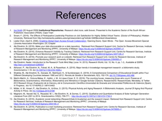 Online repository: Improving the research visibility and impact | PDF
