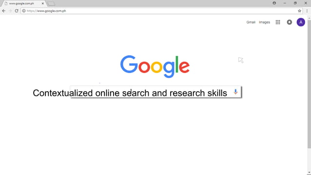 Contextualized Online Search and Research Skills | PPTX