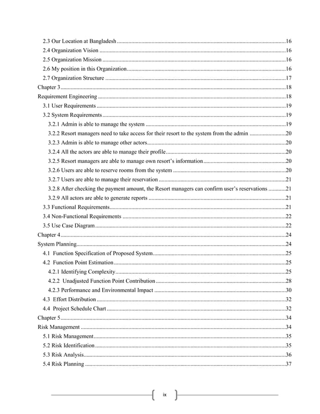 Online resort reservation system report (practicum) | PDF