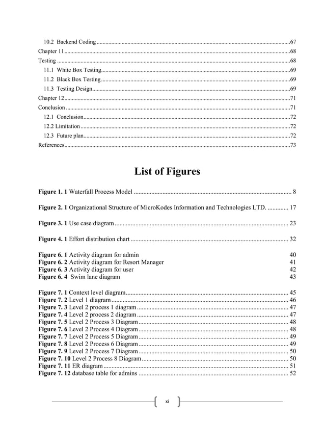 Online resort reservation system report (practicum) | PDF