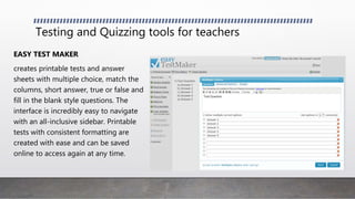 Online resources, educational sites, and portals | PPTX