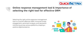 Online Response Management Tool & . pptx | PPTX