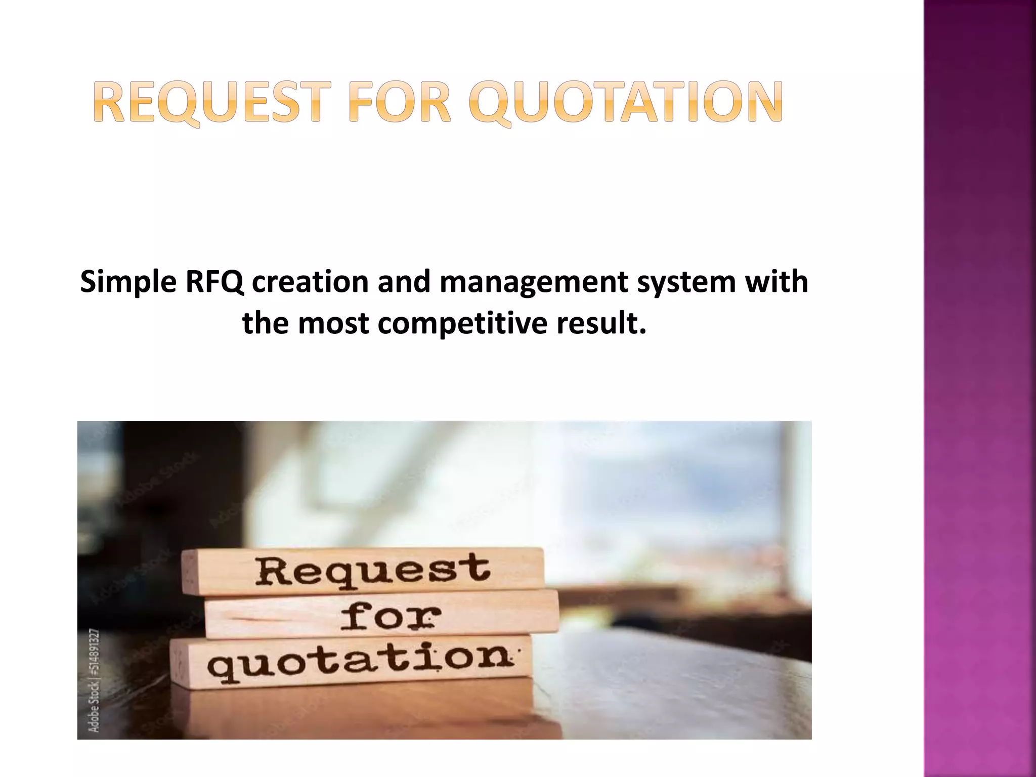 Online RFQ Processing .pptx