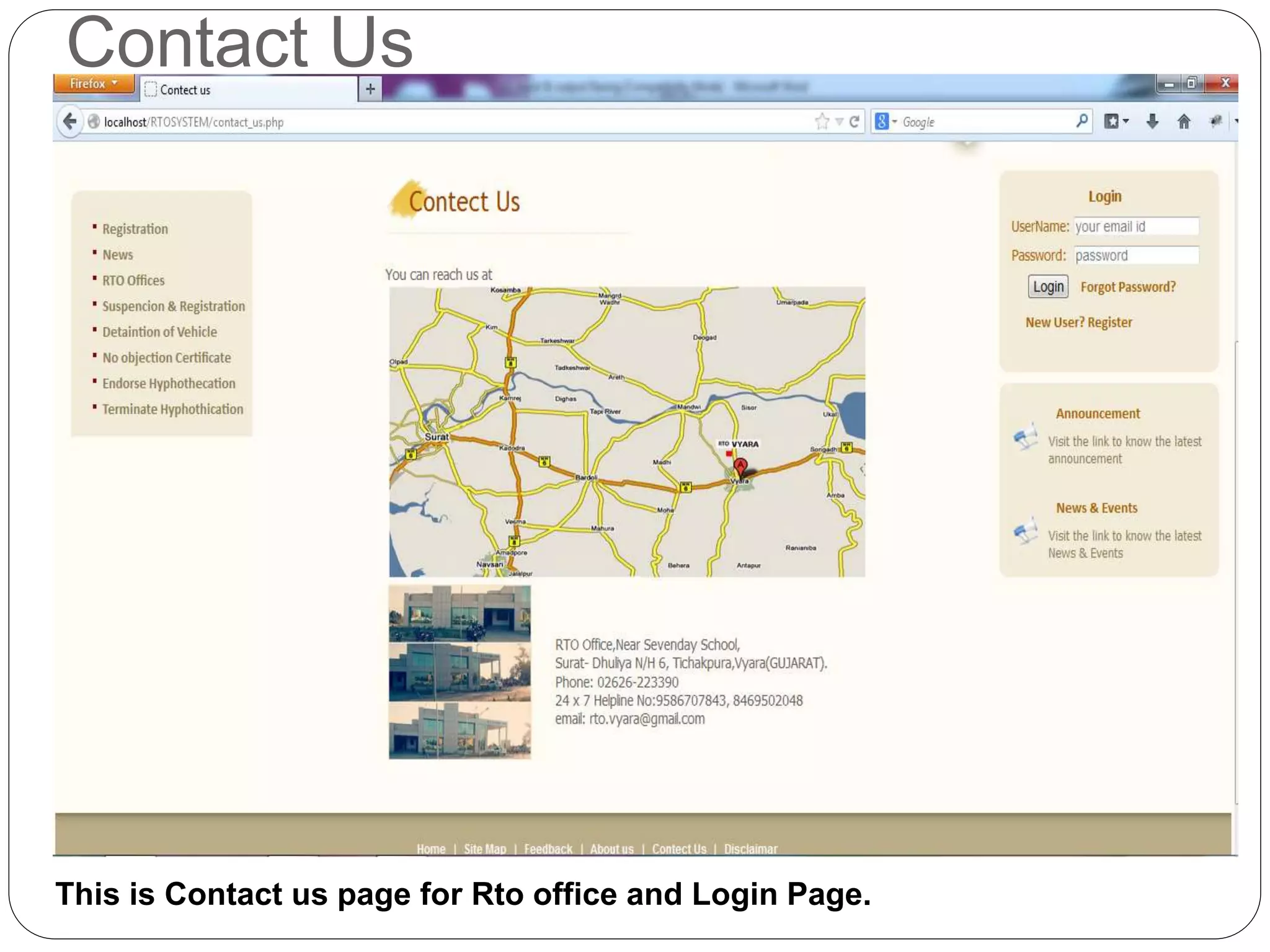 Online rto management system | PPTX