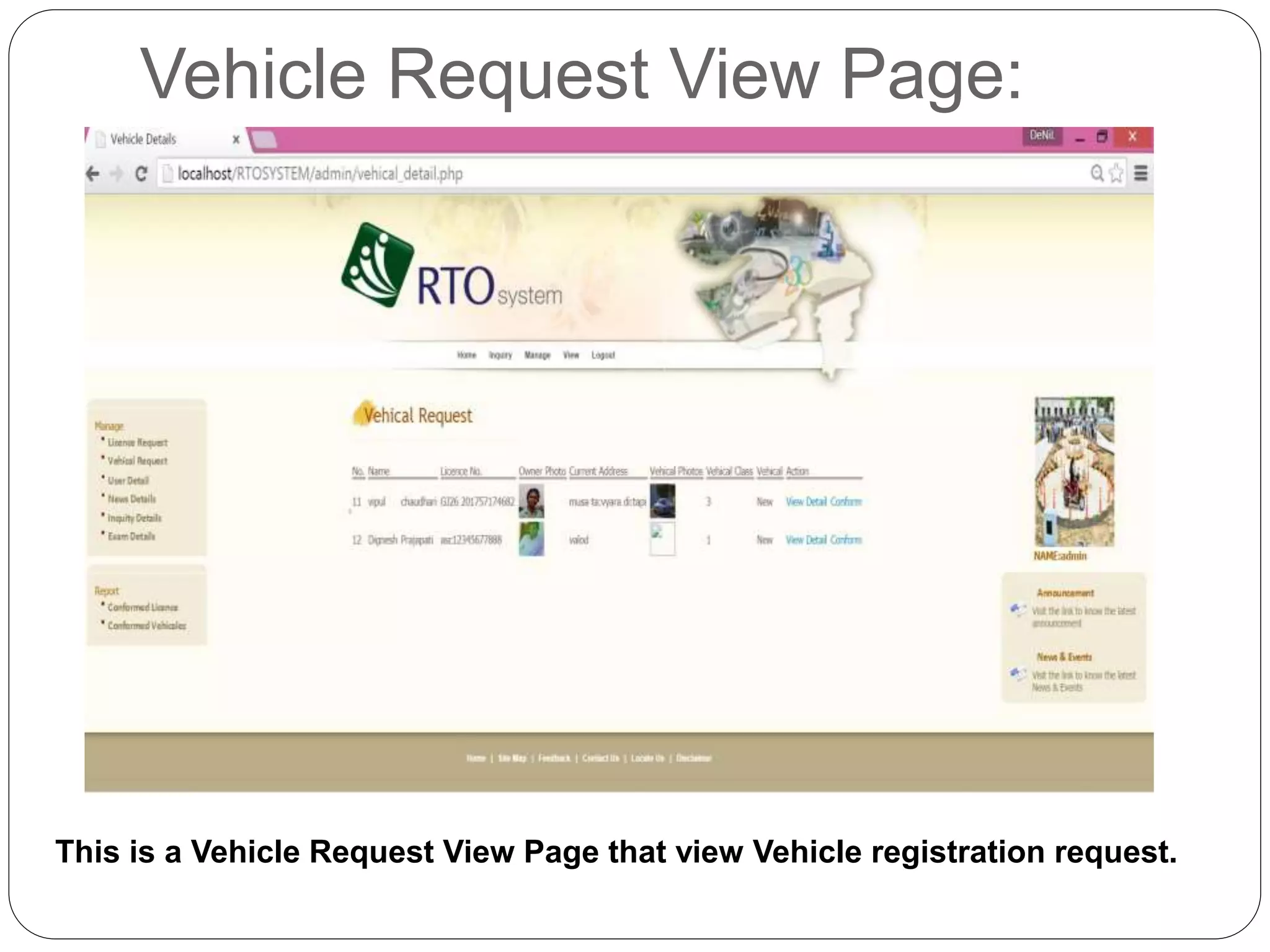 Online rto management system | PPTX