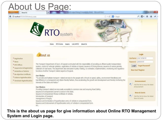 Online rto management system | PPTX
