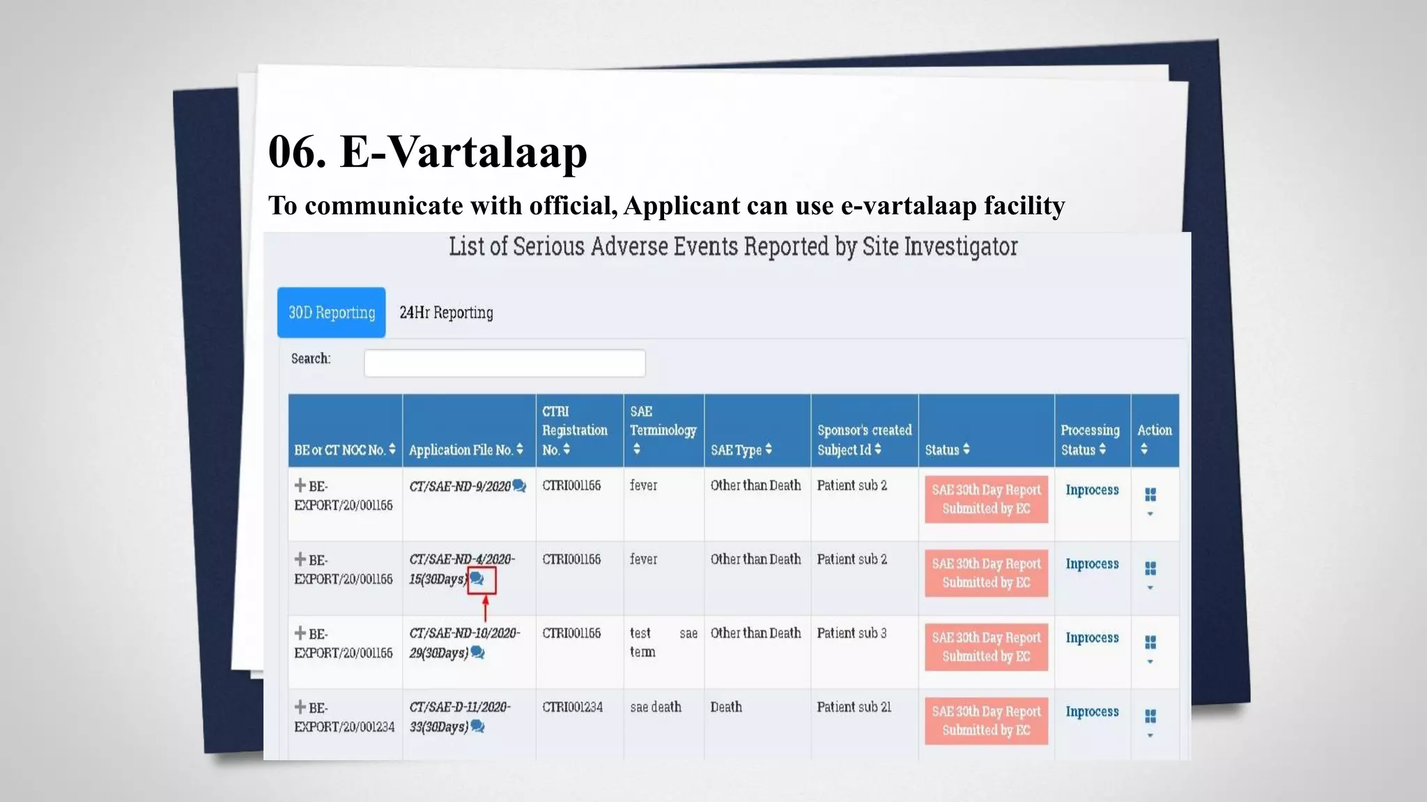 Online SAE reporting by CDSCO//Effective from 14/Mar/2021 | PDF
