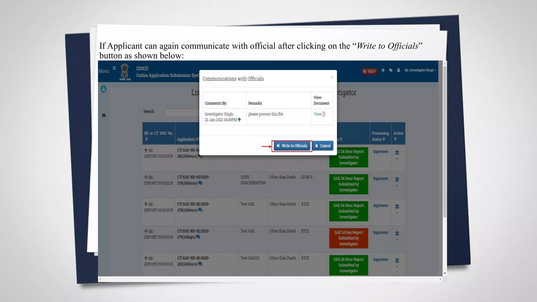 Online SAE reporting by CDSCO//Effective from 14/Mar/2021 | PDF