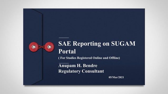 Online SAE reporting by CDSCO//Effective from 14/Mar/2021 | PDF