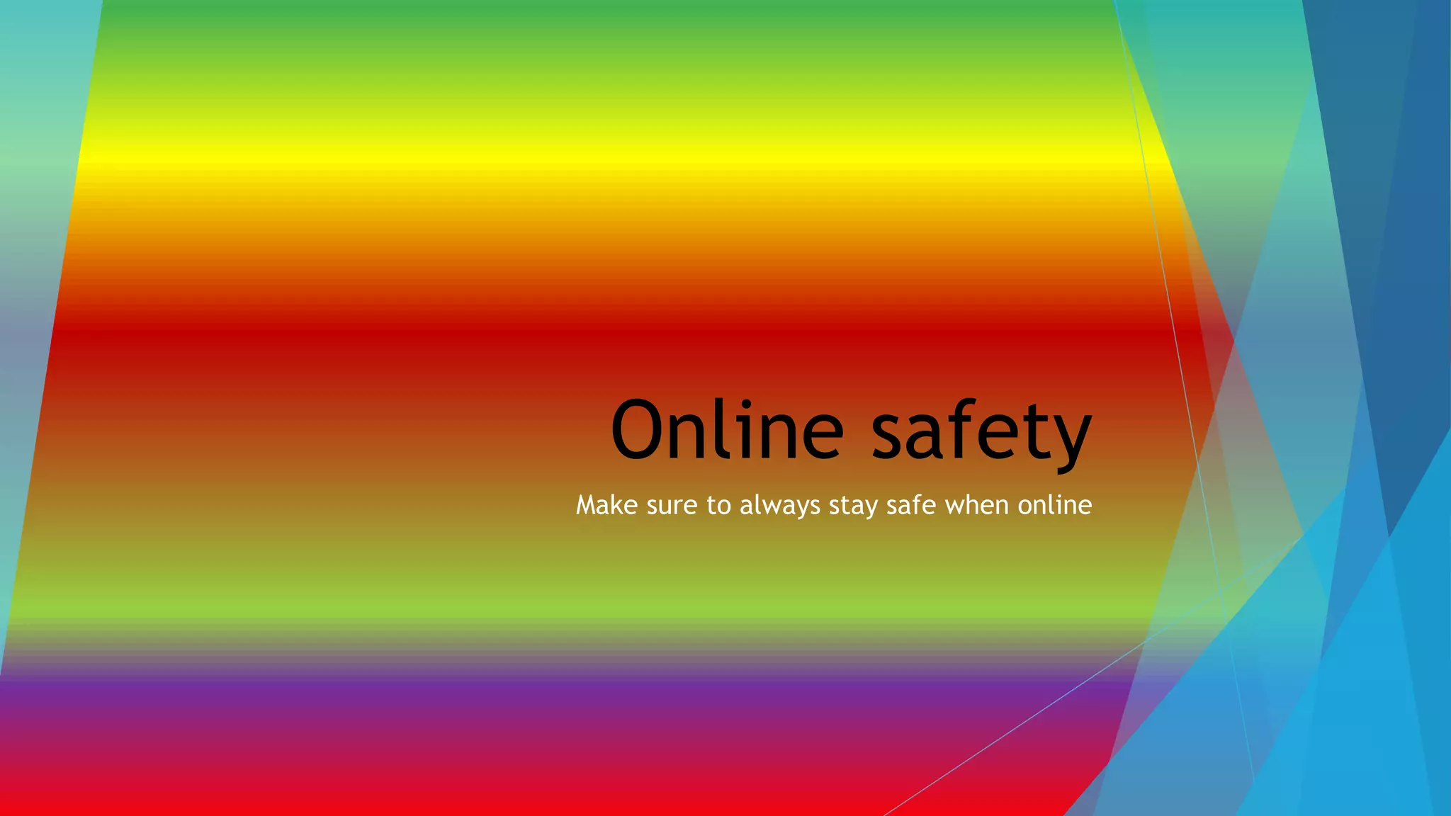 Online safety | PPT