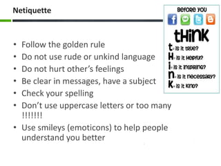 Online Safety Lesson 5th grade | PPTX