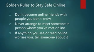 Online safety and security | PPTX