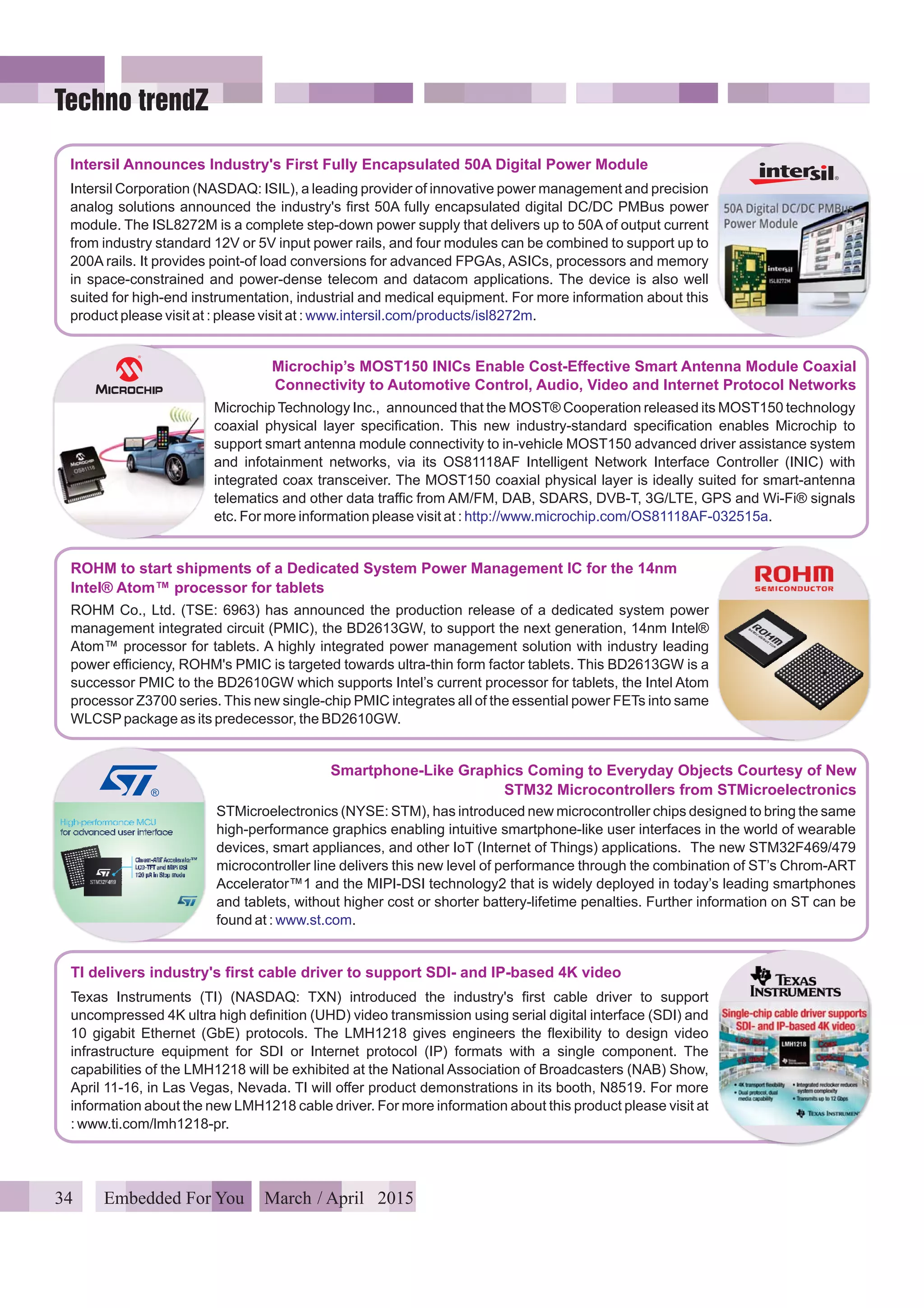Embedded For You - Online sample magazine | PDF