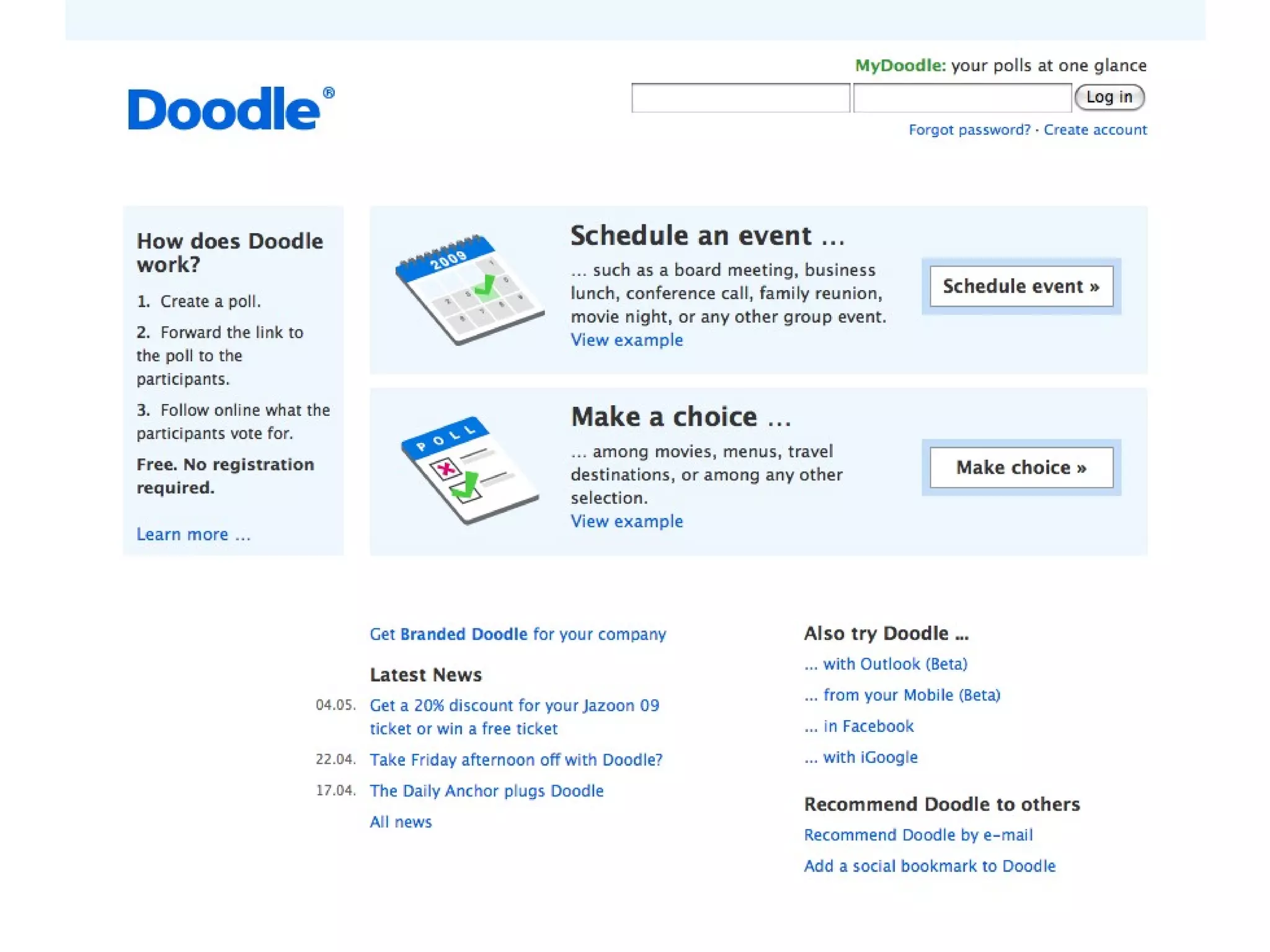 Online Scheduling Tools — Doodle and More | PPT