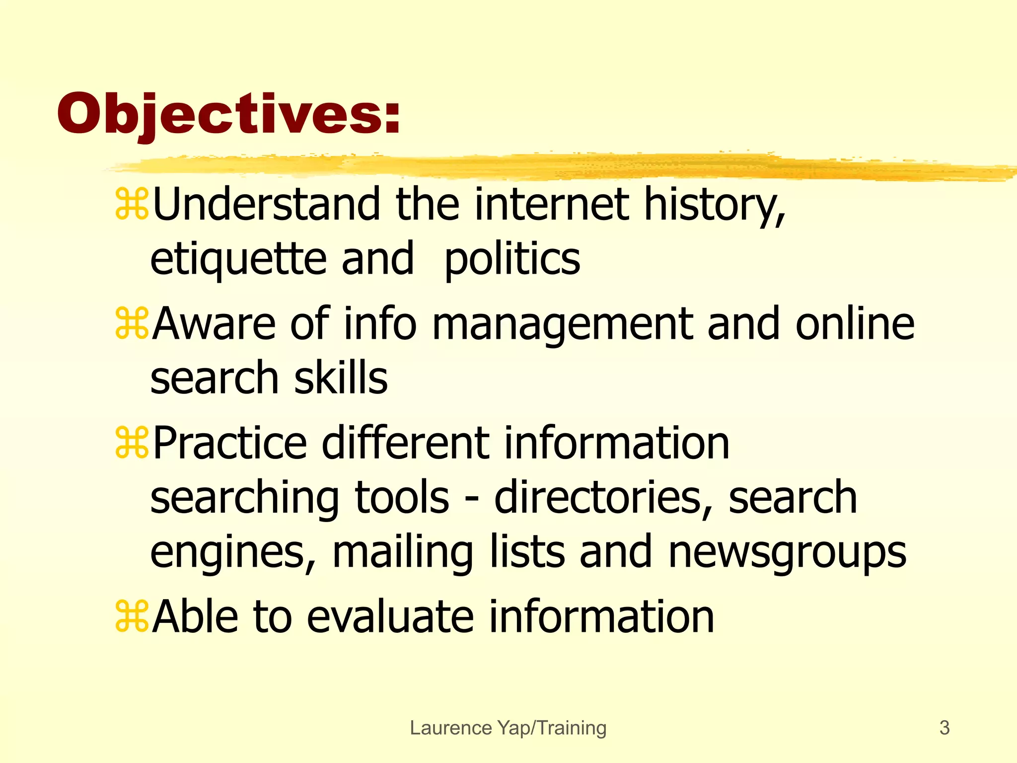 Internet Information Research Skills | PPT