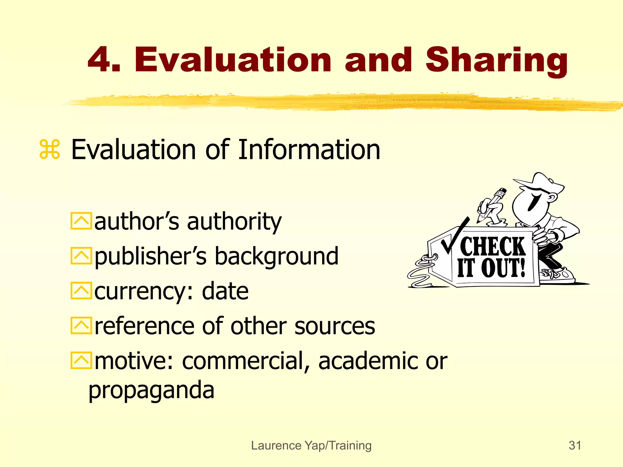 Internet Information Research Skills | PPT
