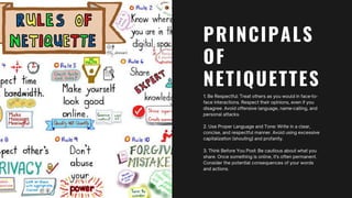 Online security and privacy Netiquettesh | PDF