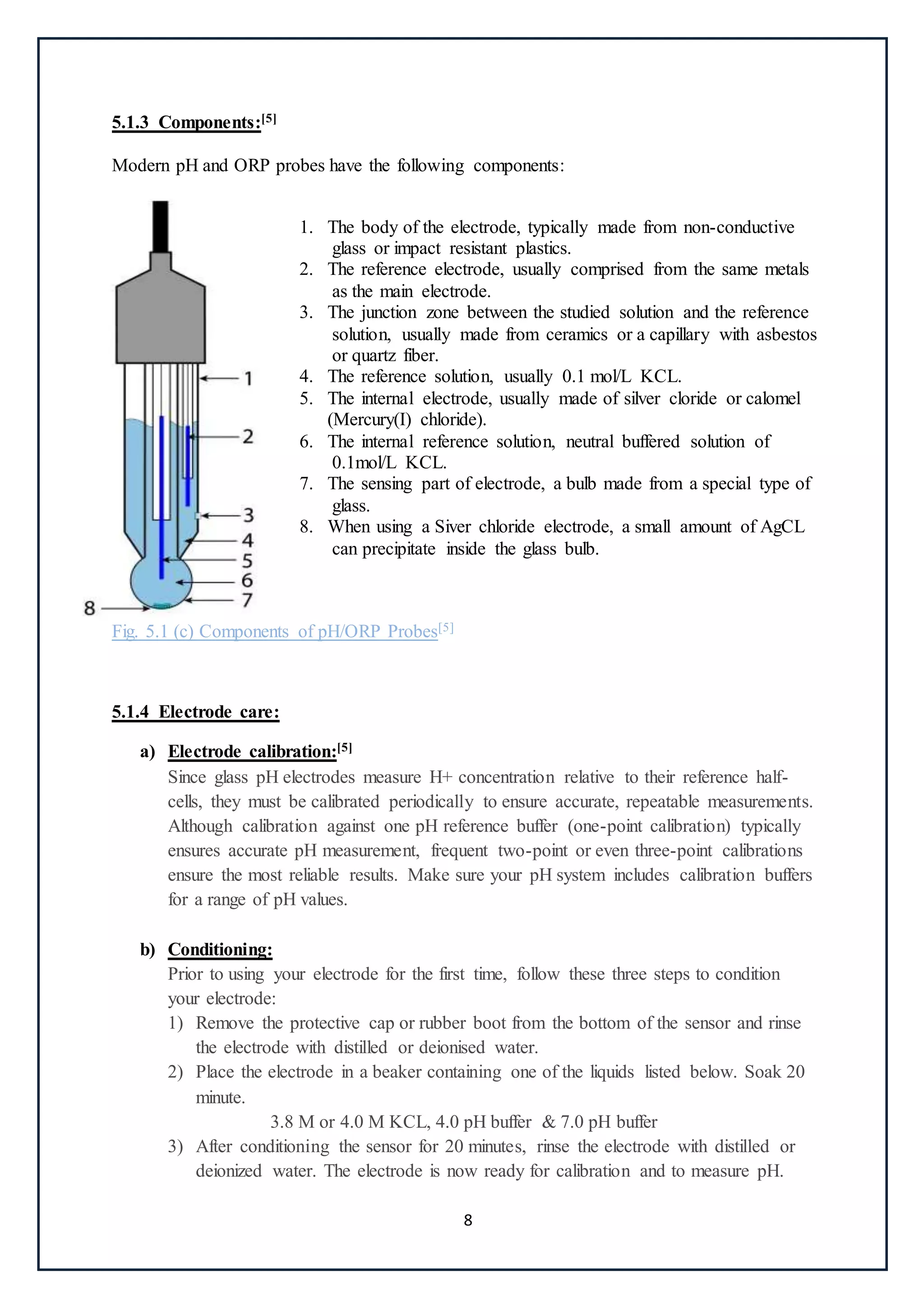 report on Online sensor for wastewater and water treatment | DOCX