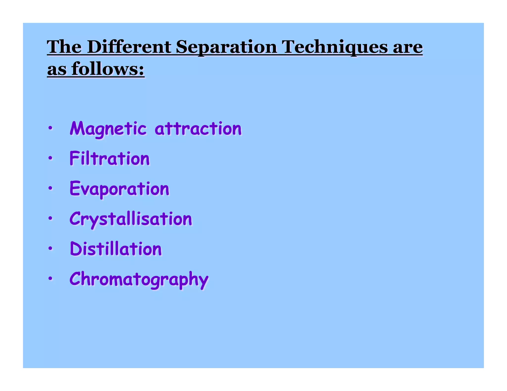 Online Separation Techniques | PDF