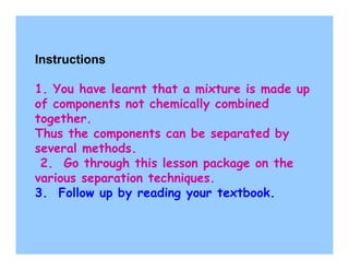 Online Separation Techniques | PDF