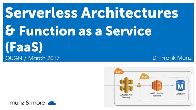 Serverless / FaaS / Lambda and how it relates to Microservices | PDF ...