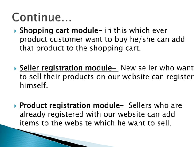 Online shoe store | PPTX