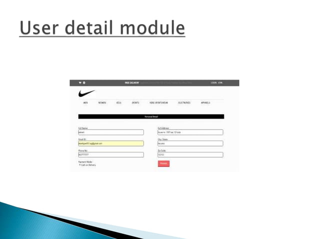 Online shoe store | PPTX