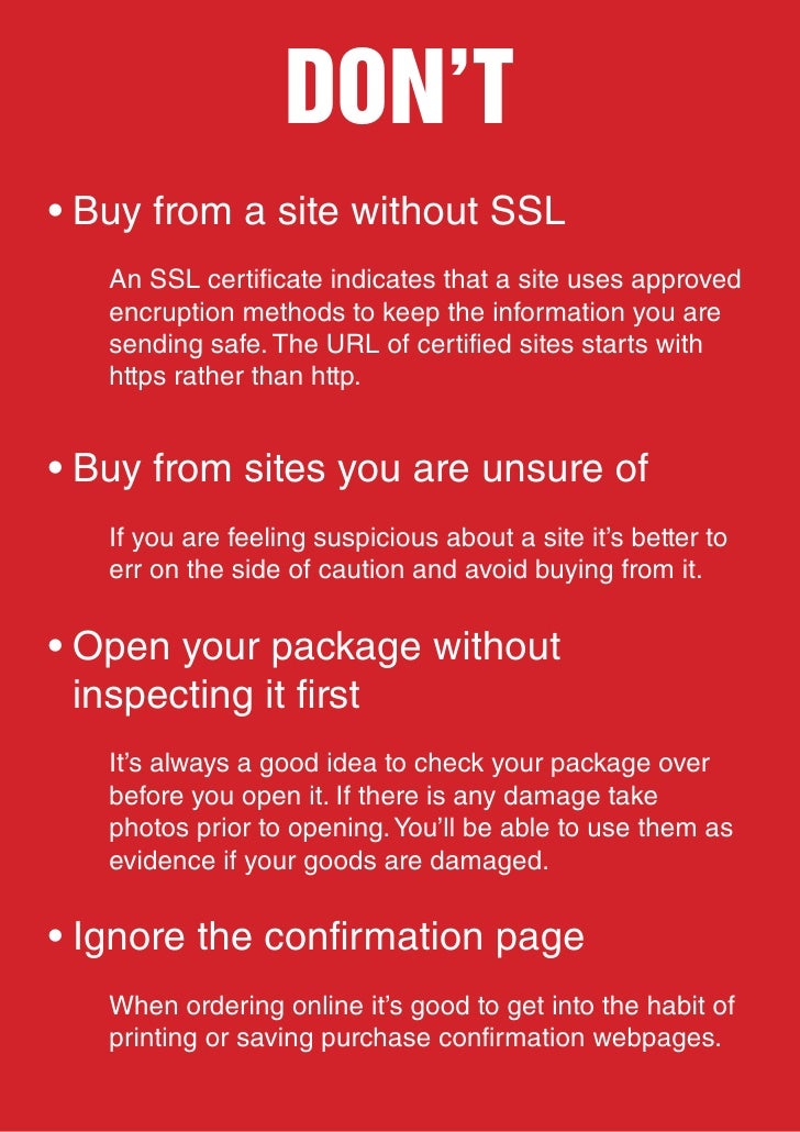 Dos And Don Ts For Internet Safety Dos And Donts Online | Unite For A