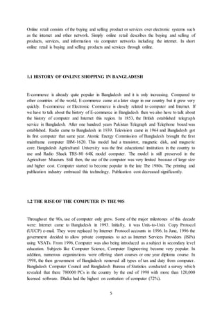 Online Shopping In Bangladesh | DOCX