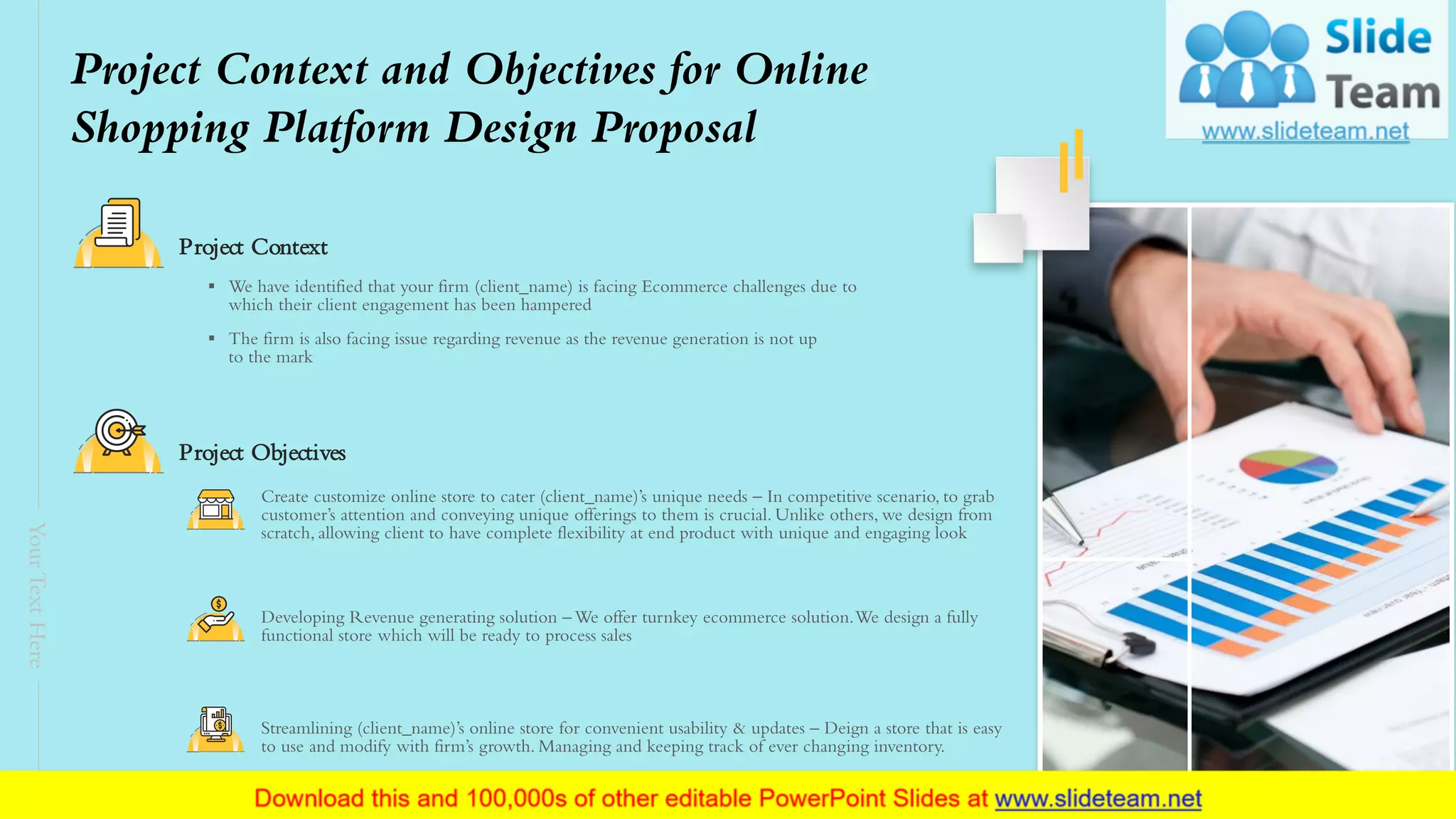 Online Shopping Platform Design Proposal Powerpoint Presentation Slides Ppt