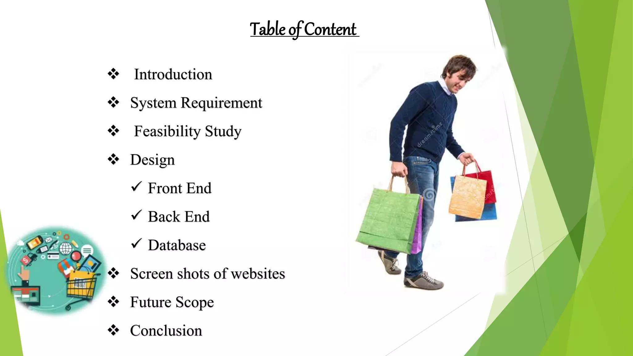 Online shopping ppt | PPTX