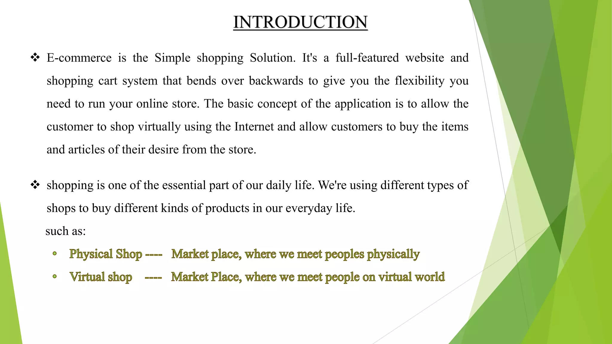 Online shopping ppt | PPTX