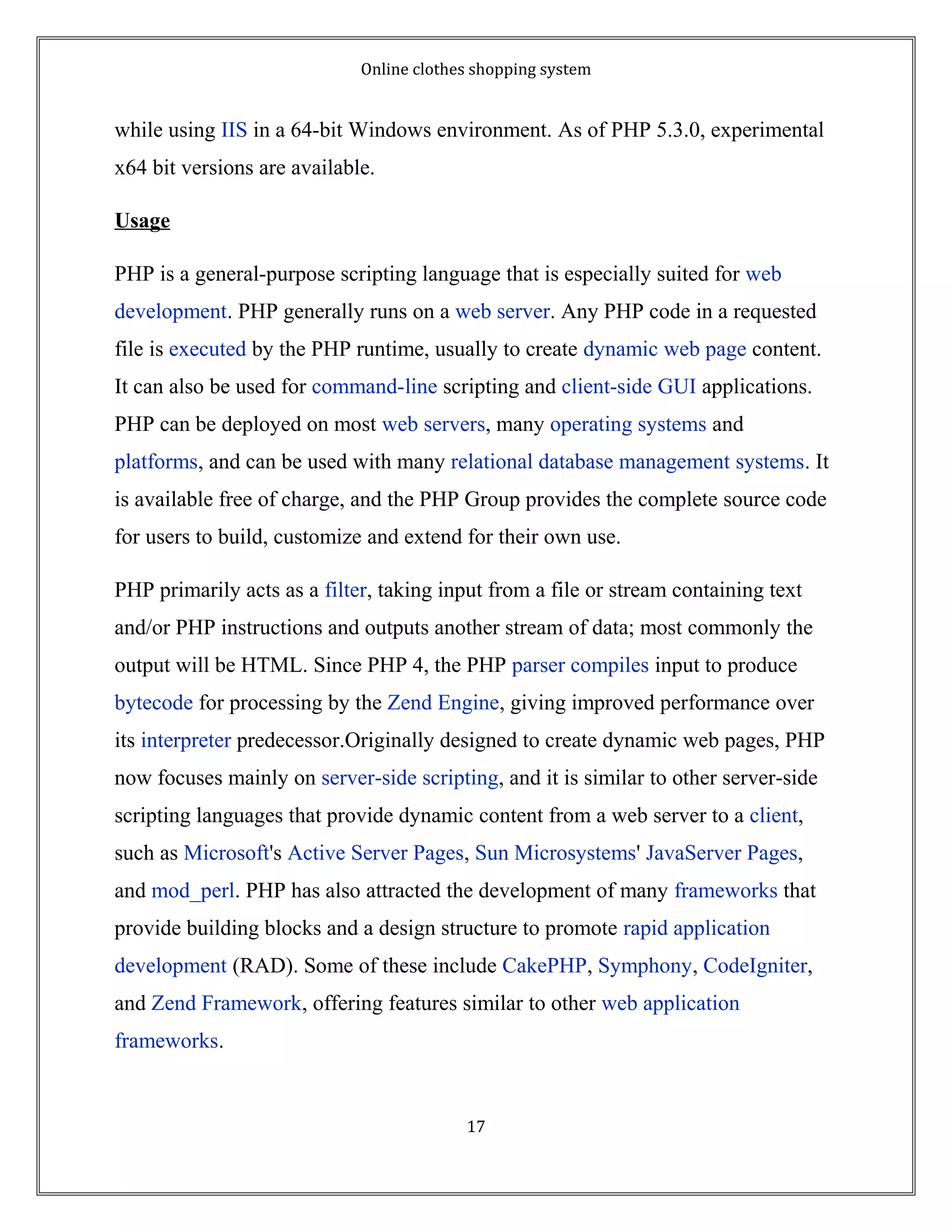 Online shopping report-6 month project | DOC