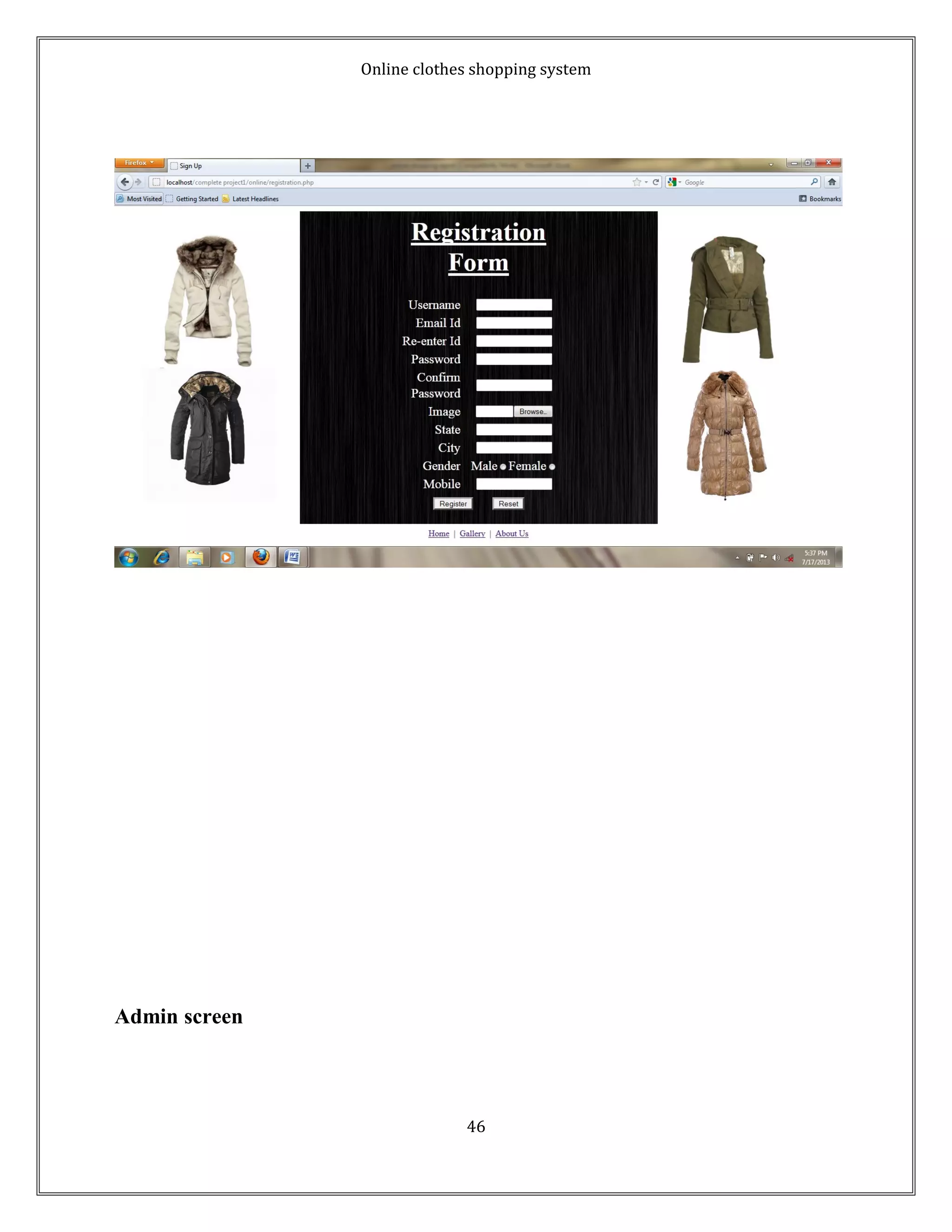 Online shopping report-6 month project | DOC