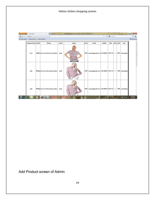 Online shopping report-6 month project | DOC