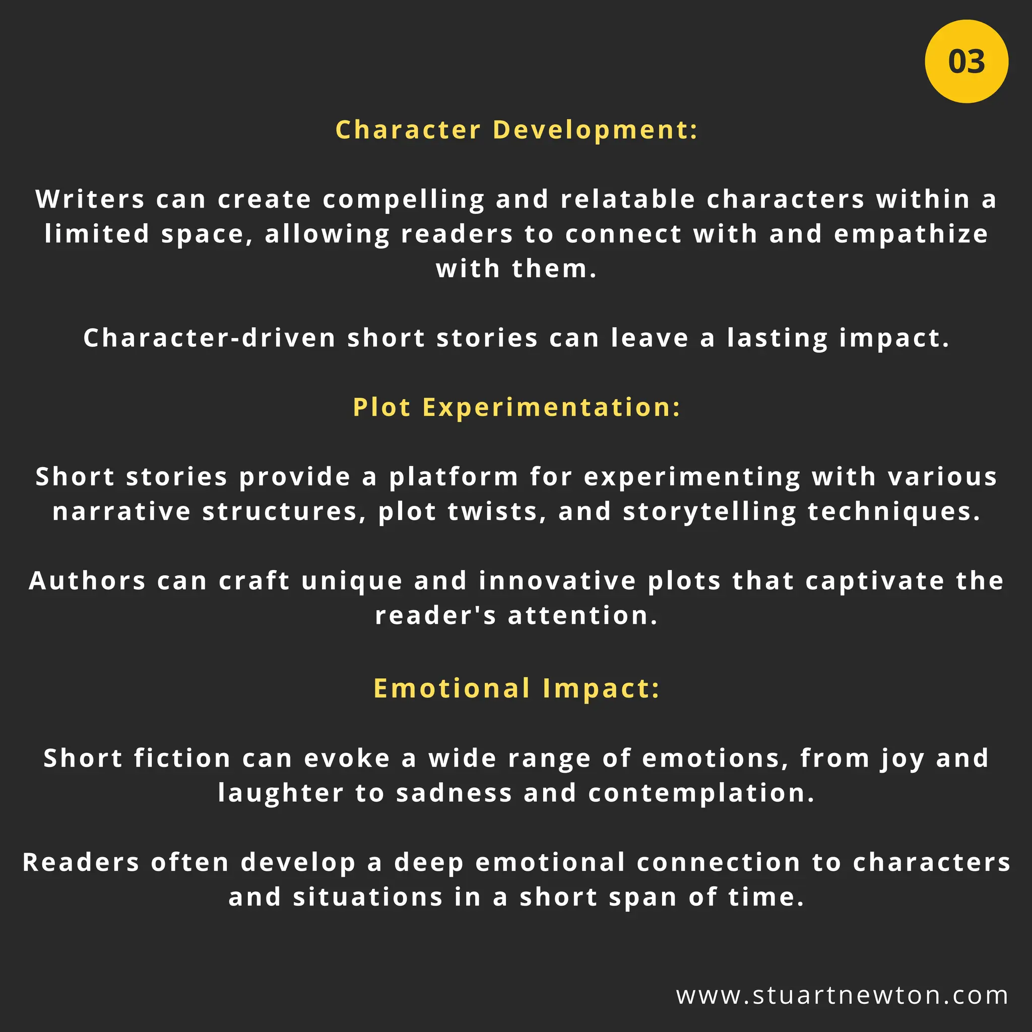 Purpose of short fiction stories | PDF