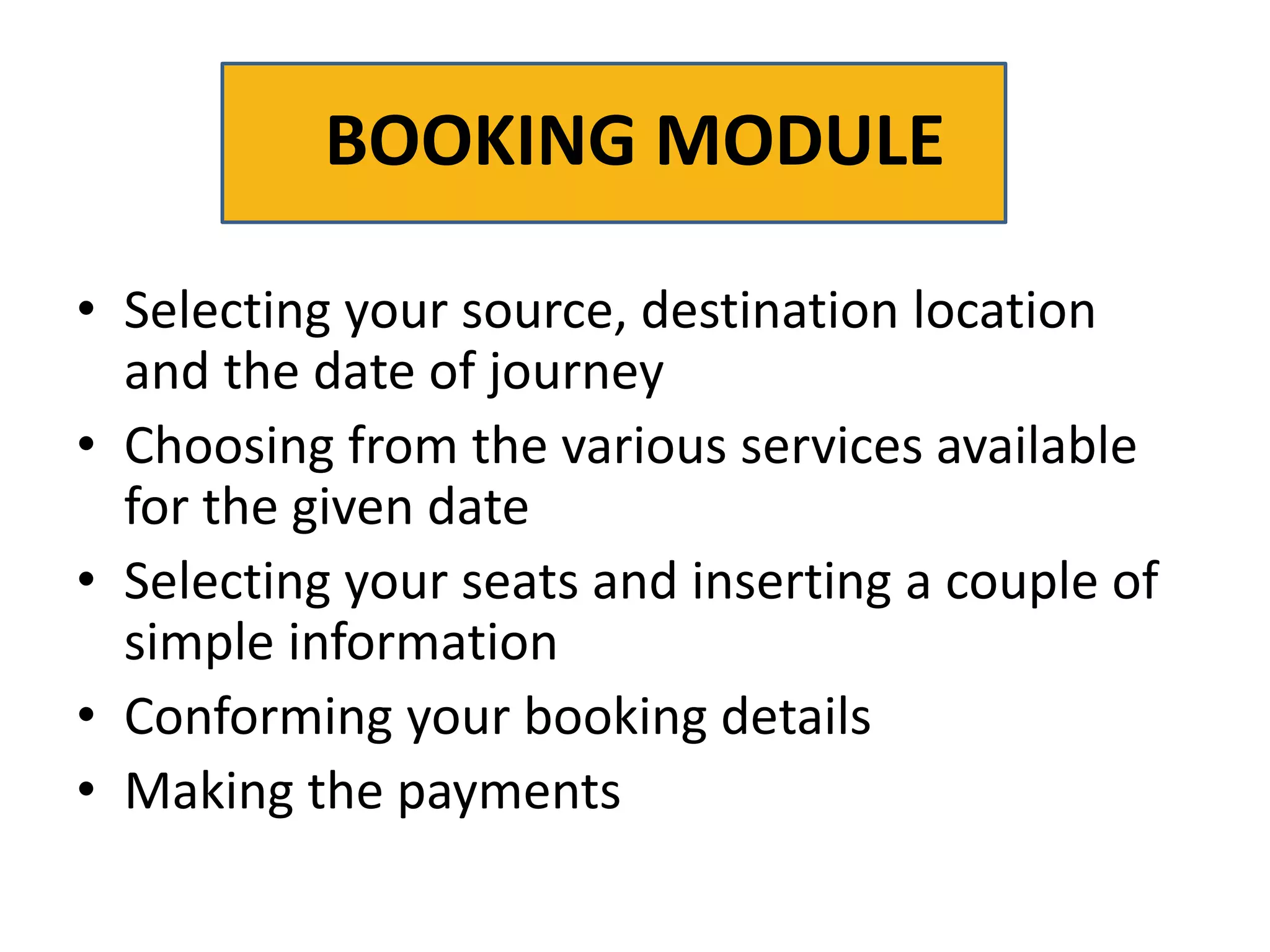 Online Shuttle Booking System | PPTX