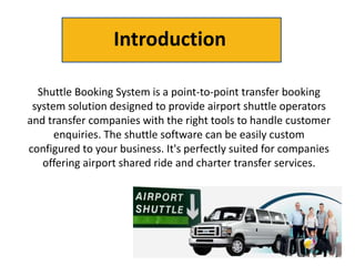 Online Shuttle Booking System | PPTX