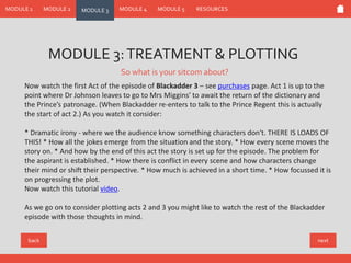 Online sitcom course by chris head | PPTX