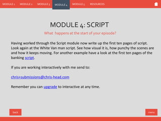 Online sitcom course by chris head | PPTX