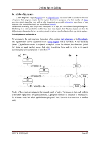 Online spice selling report1 | PDF
