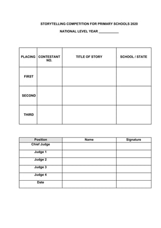 Online storytelling for primary schools | PDF